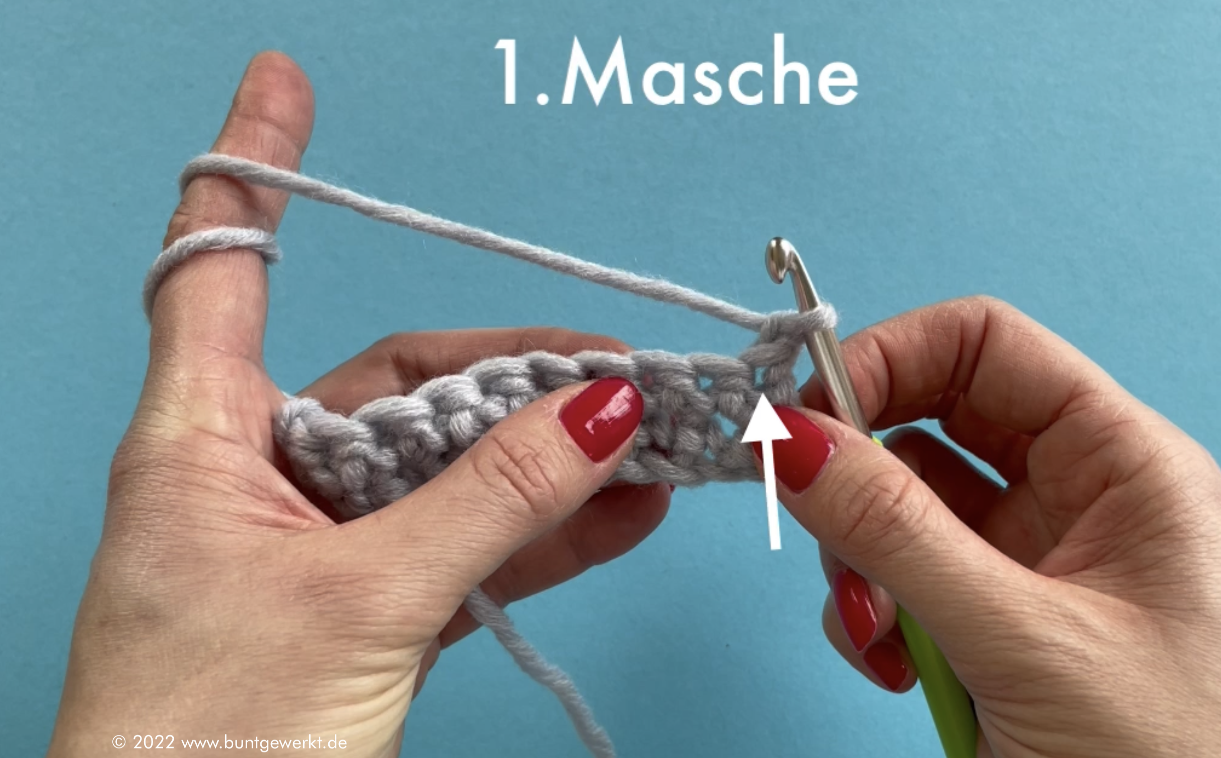 Feste Masche Häkeln - Buntgewerkt